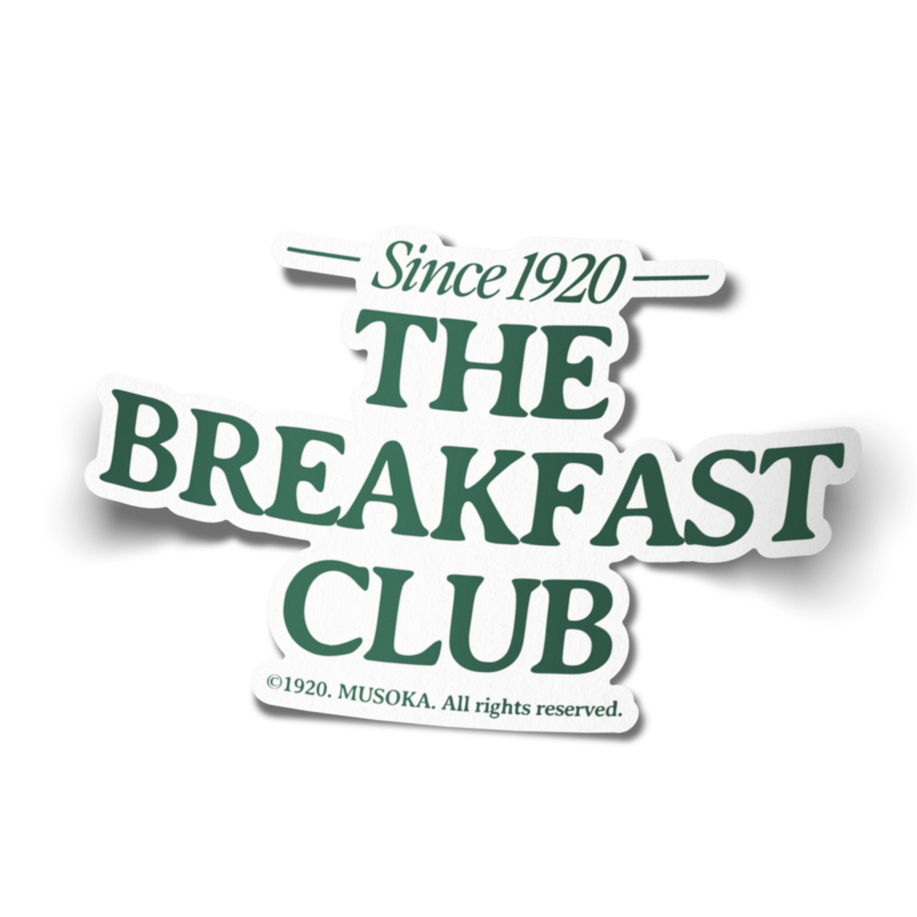 3 inch" Official Breakfast Club Logo Stickies – musoka
